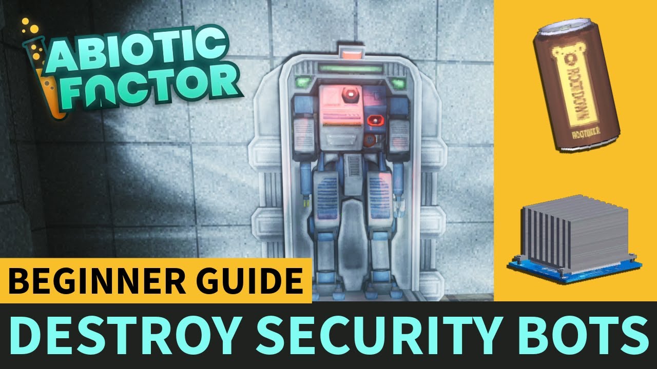 Abiotic Factor: How to Kill the Security Bots: Tips & Tricks