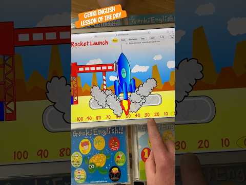 Genki English Lesson of the Day: Rocket Launch! 🚀