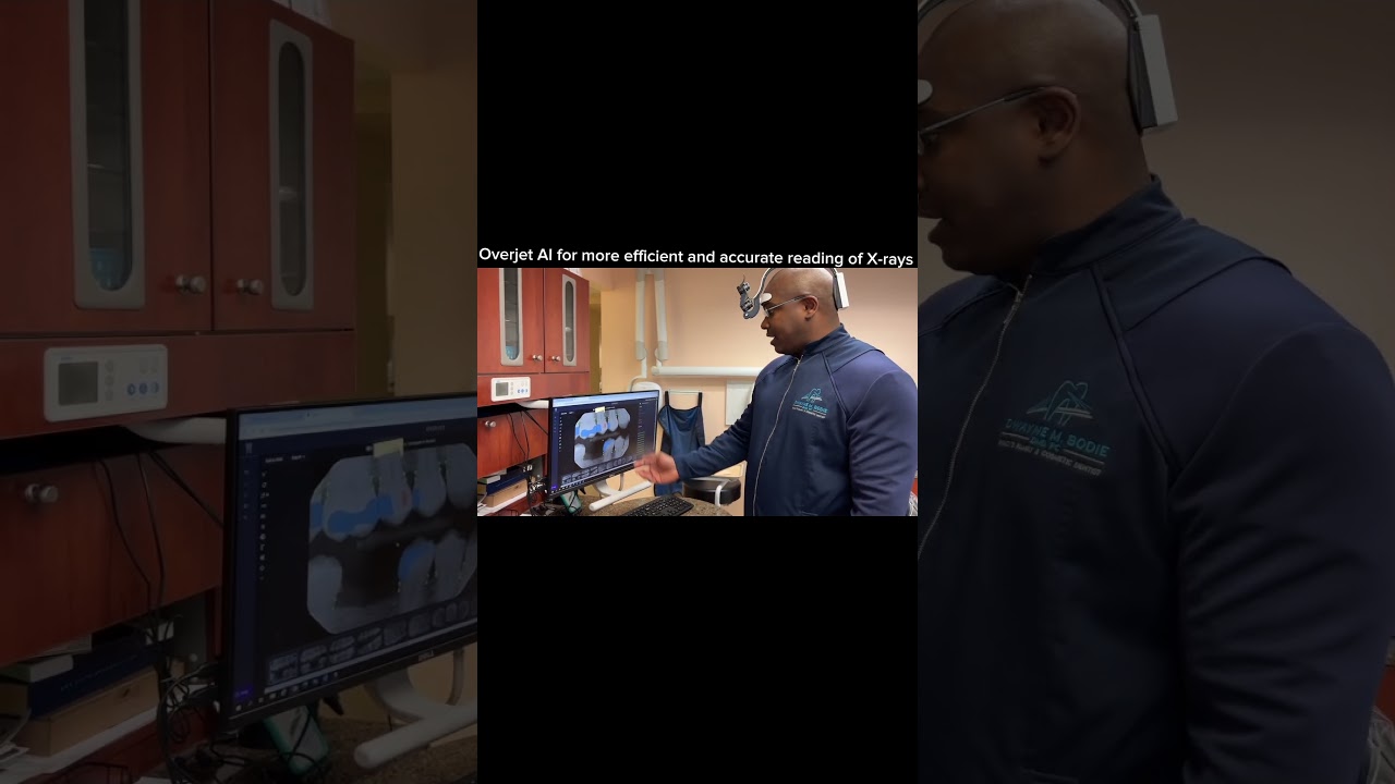 Overjet AI for dental X-rays #dentist #ai #dentaltech #moderndentistry #dentalcare