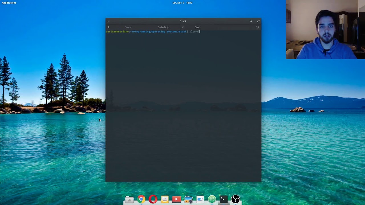 Stack Implementation in C Using struct - CarlinoGonzalez