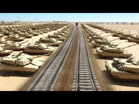 Behind US’ Insane Logistic Operation Moving Billion $ Worth of M1 Abrams Tanks