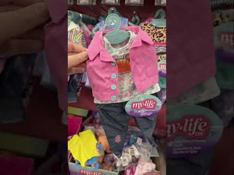 Here are some of the #mylifeas outfits they sell at Walmart 😄😄! #mylifeasdolls #18inchdolls #dolls