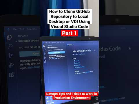 How to Clone github repository in visual studio | Devops Tips Part 1