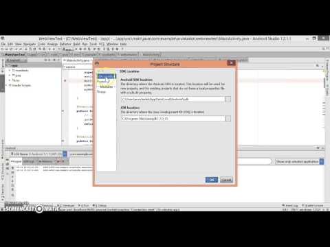 How to set Android SDK location and JDK location in your Android Studio?
