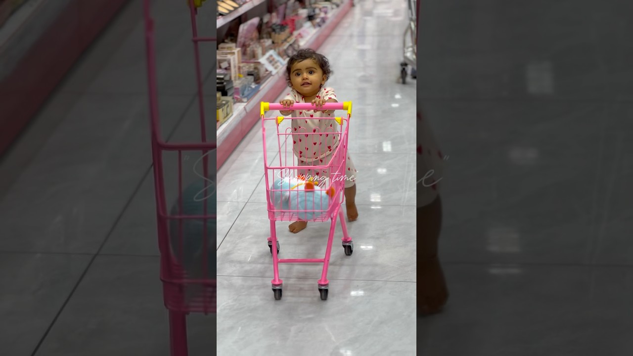 My Tiny Helper is Shopping! 🛒💖 | Adorable Toddler Moments. #BabyShorts #CuteBaby #ToddlerLife