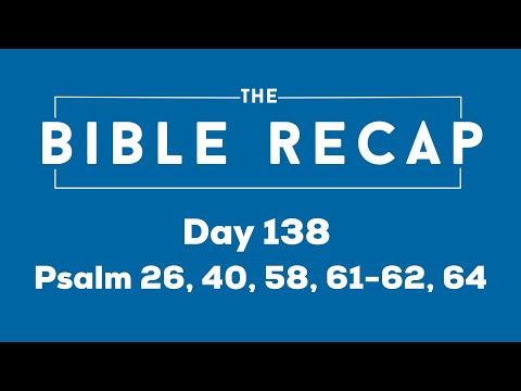 Day 138 (Psalm 26, 40, 58, 61-62, 64)