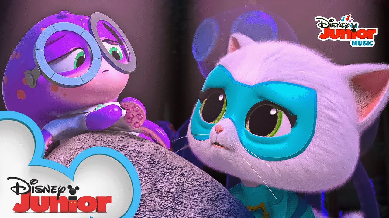 Bitsy's Left Behind 🎶 | Music Video | SuperKitties | @disneyjr