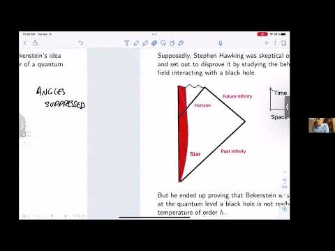 Edward Witten: Algebras and entropies for black holes and de Sitter space