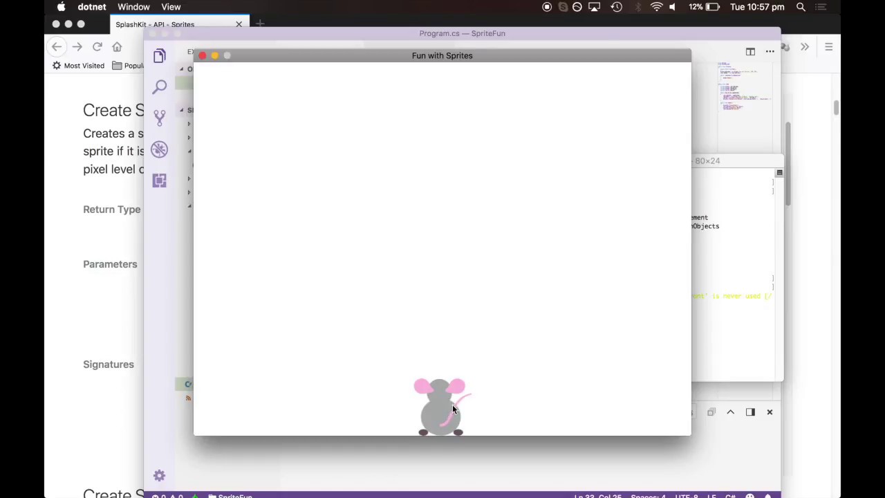 SplashKit Sprites Walkthrough 1