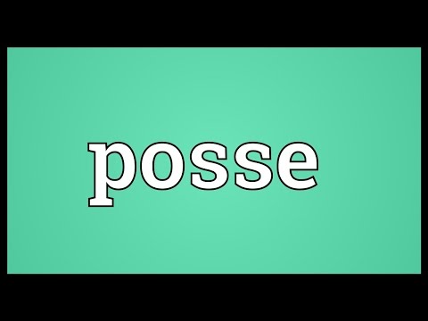 Posse Meaning