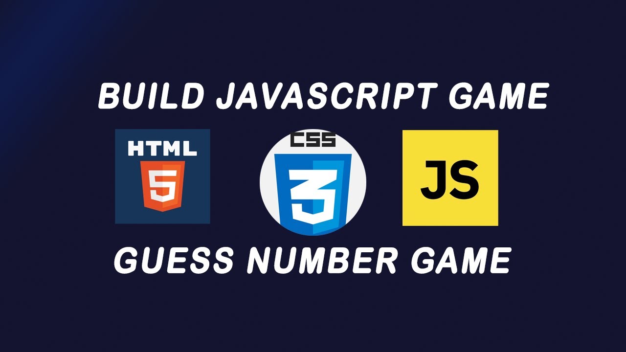 Build Game JavaScript Project  | Number Guess Game || HTML CSS and JavaScript