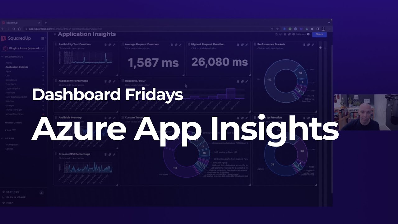 Azure Application Insights dashboard - SquaredUp