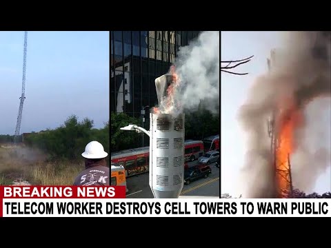 Cell Towers Being Destroyed by Telecom Workers to Warn about 5G ...