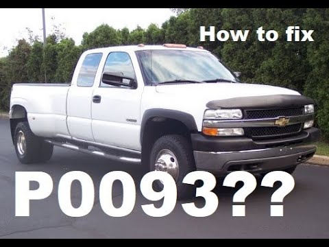 Troubleshoot and fix P0093 Duramax CP3 LB7