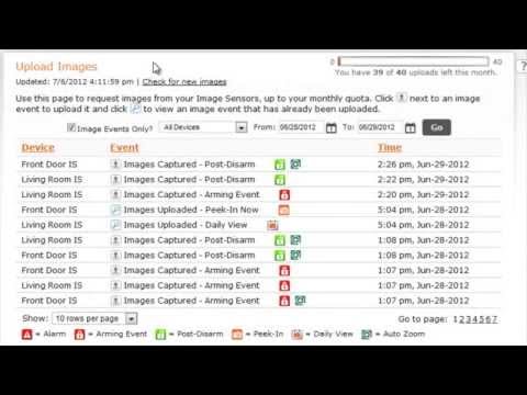 Image Sensor Upload Images Tutorial