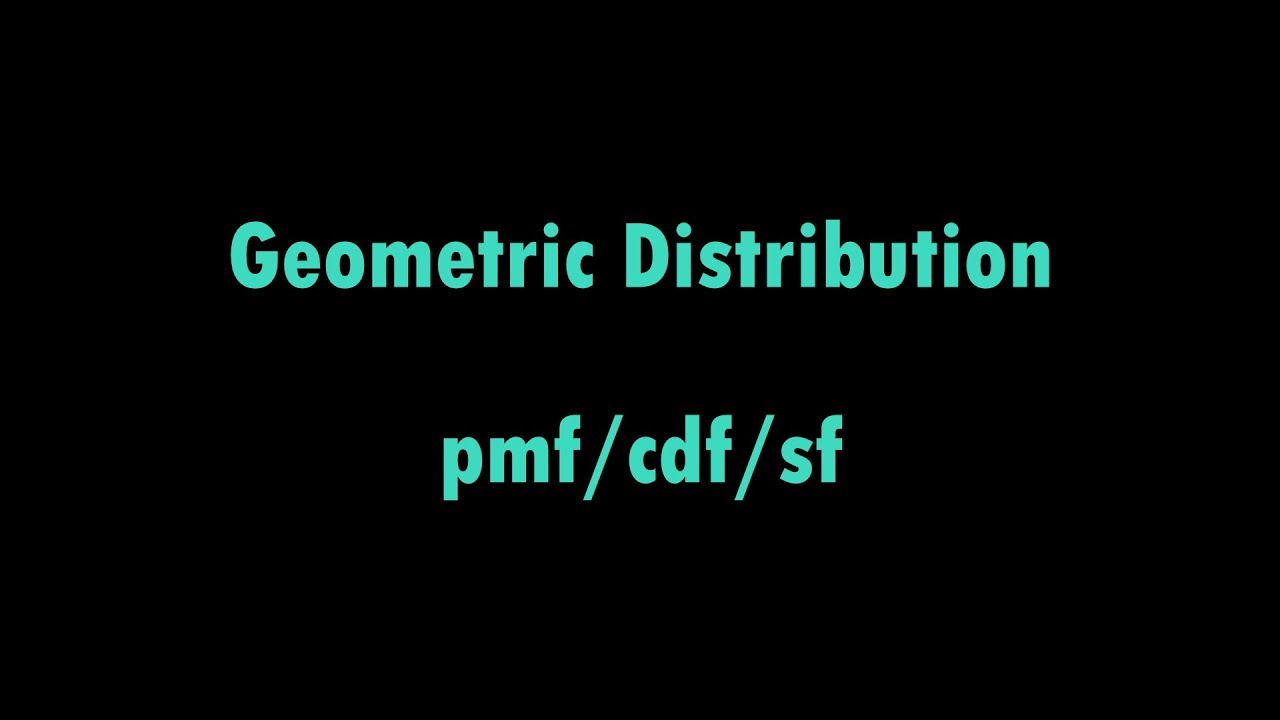 Calculating Geometric Distribution Probabilities with Python | Scipy