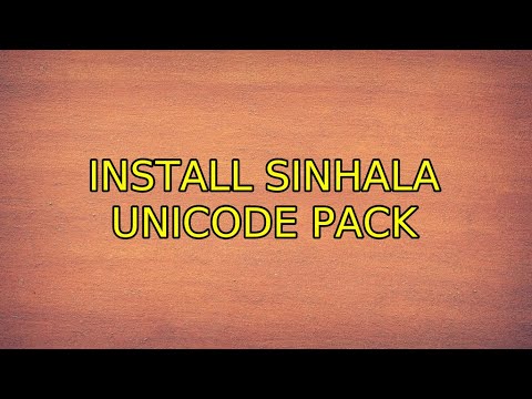 Ubuntu: Install sinhala unicode pack (3 Solutions!!)