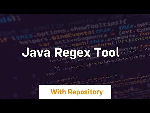 java regex tool