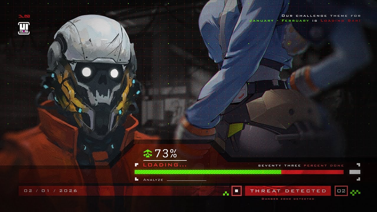 FPS Loading Bar from the FUTURE! 🚀 | UI Peeps Challenge