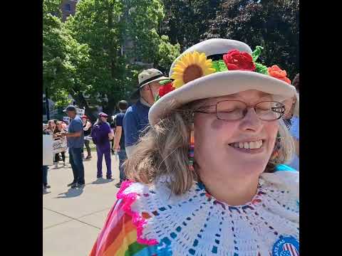 "No Kings! Kick Out the Clowns" Rally at State Capitol in Lansing, MI 6/14/2025