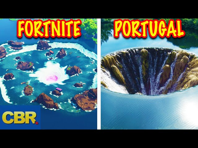 Fortnite player discovers the "Zero Point" in real life on Google Maps