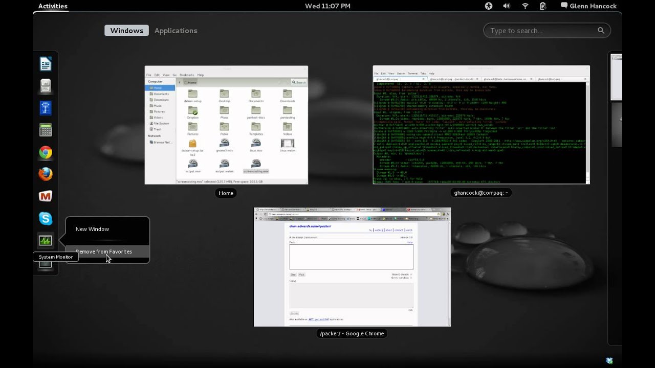 Gnome 3 Desktop General Usage
