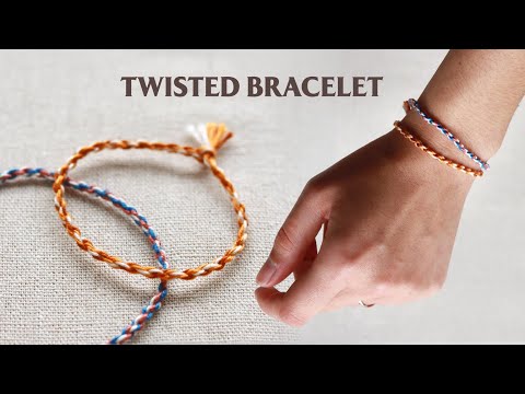 DIY Twisted Friendship Bracelets - Great for kids!