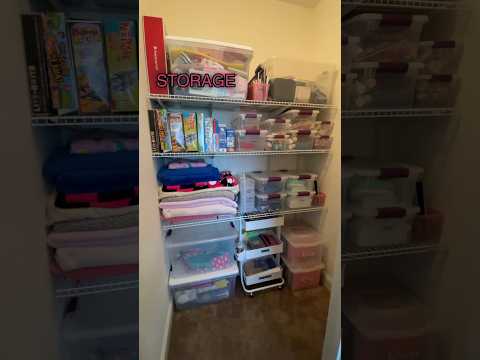 How to Organize Your Spare Closet #centralkentucky #organization #declutteryourspace #clutterfree