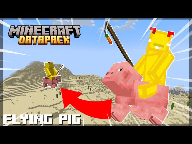 flying PIG Minecraft Data Pack