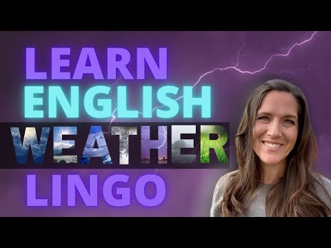 All About the WEATHER in ENGLISH | 50+ WEATHER Words
