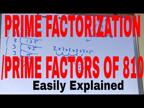 Prime factorization of 810|Prime factors of 810|Write prime factorization of 810|810 prime factors
