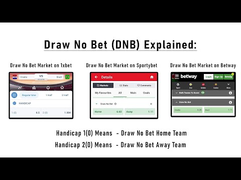 #SportsBetting Draw No Bet (All You Need To Know) | DNB Explained