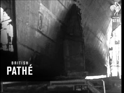 Lord Louis Mountbatten Launches Ship (1944)