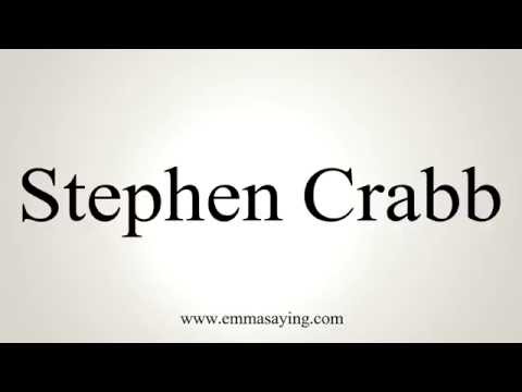 How to Pronounce Stephen Crabb
