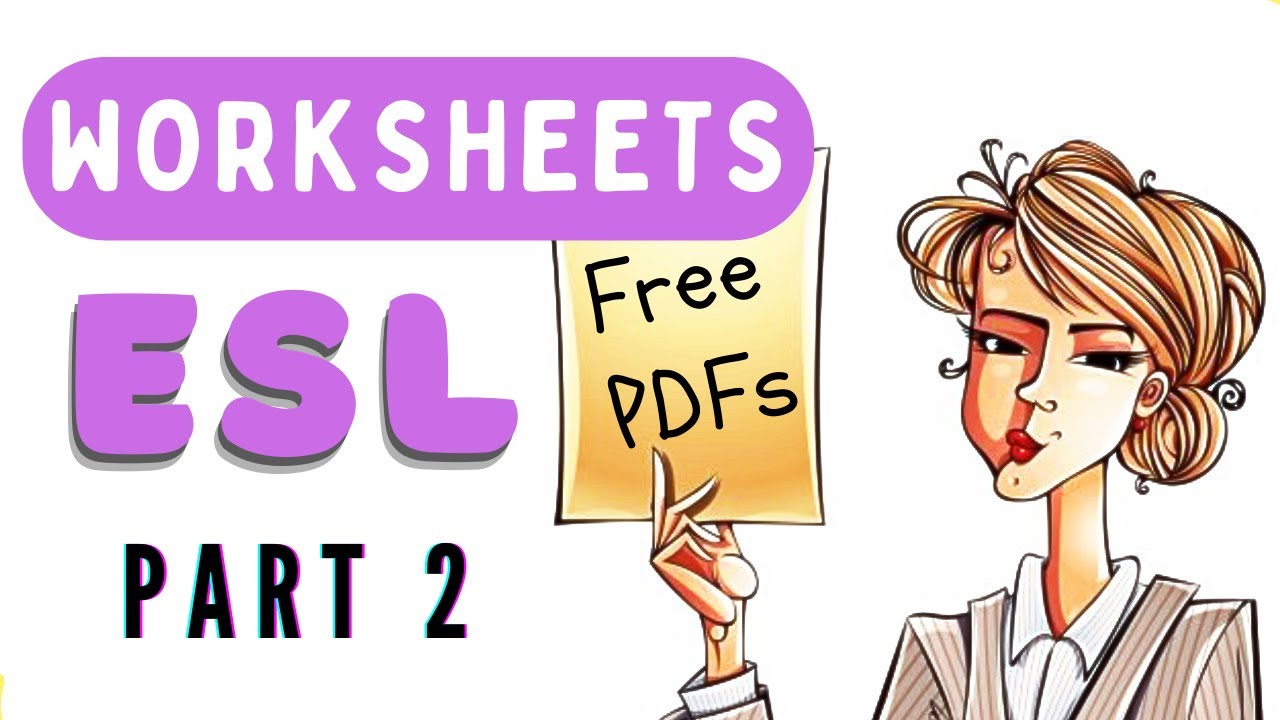 Must Have ESL Worksheets! Save your time! For all LEVELS & for all LESSONS! 🦄