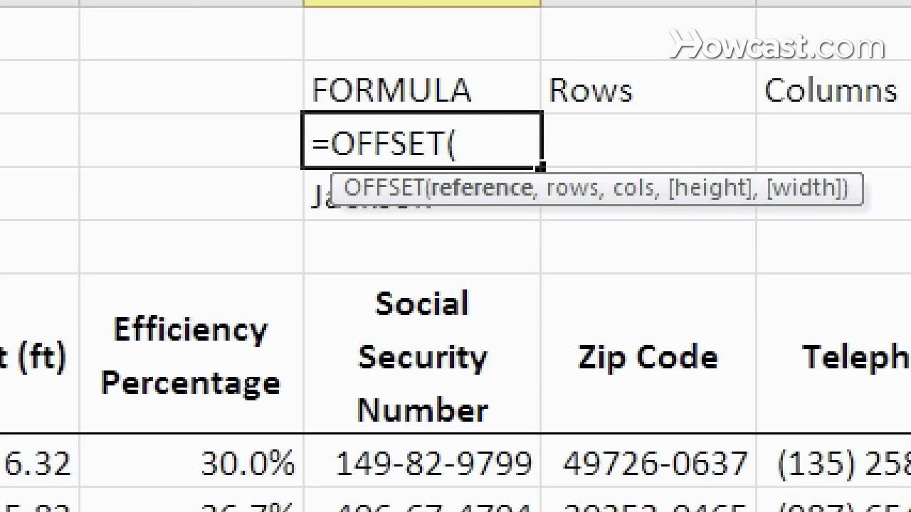 What's the Offset Function? | Microsoft Excel