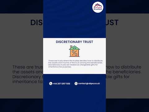 What is Discretionary Trust?🤔 #discretionarytrust #inheritancetrust #taxsavings #taxtips #uktax