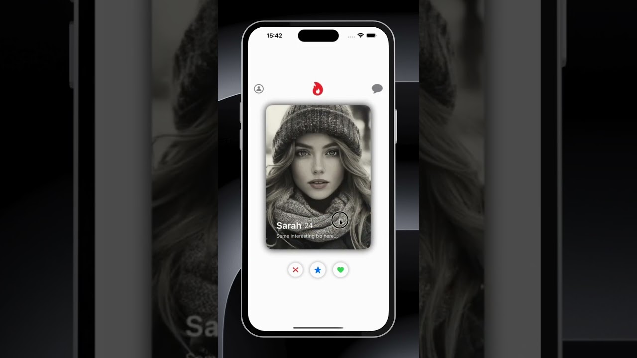 SwiftUI Tinder-Style Swipe Cards 💘 | Build a Real Dating App UI!