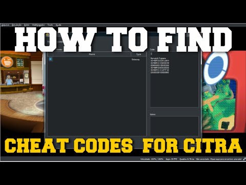 HOW TO GET ALL CHEAT CODES FOR POKEMON GAMES ON CITRA EMULATOR