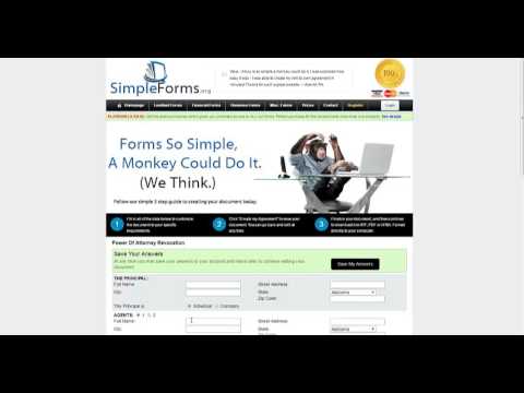 Power of Attorney Revocation Template Creation - SimpleForms.org