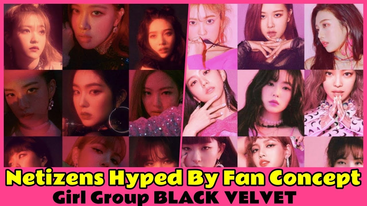 Netizens Hyped By Fan Concept Girl Group BLACK VELVET