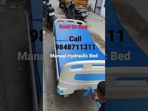 Manual Hydraulic ICU Bed, Adjestable Hospital Bed in Hyderabad Call 9848711311