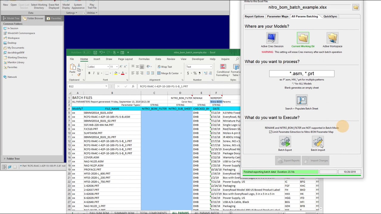 Nitro-BOM Batch Processing - Directory
