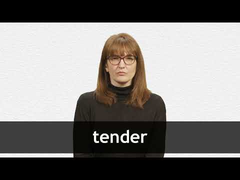 How to pronounce TENDER in European Spanish