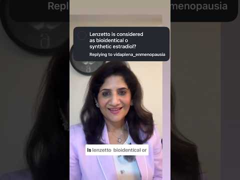 Is Lenzetto Bioidentical or synthetic hormone