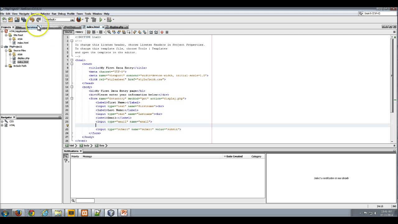 Ch 2 - Send Data from HTML form to PHP form using POST array