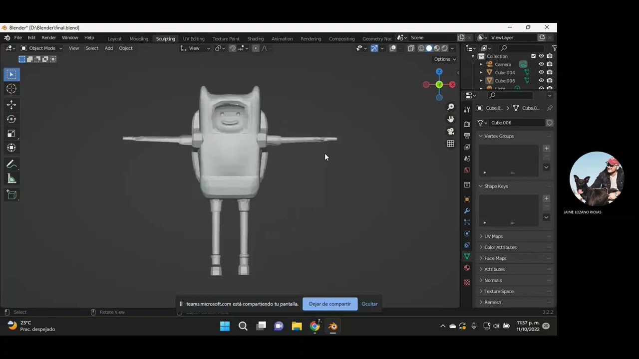 Finn The Human 3D model preview