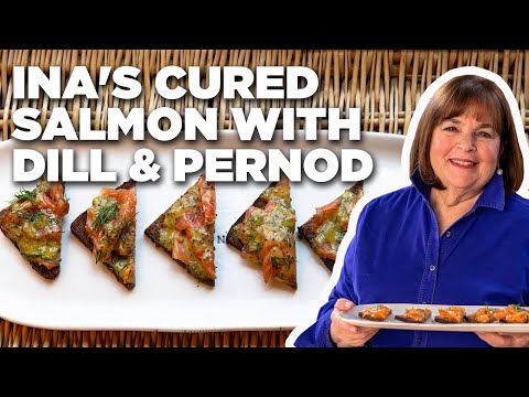 Ina Garten's Cured Salmon with Dill and Pernod | Barefoot Contessa | Food Network