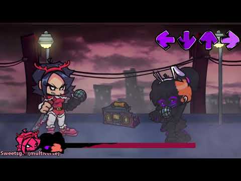 Fnf Corruption: Multiverse Story Nene vs Evil D sides Girlfriend and Girlfriend vs Monika