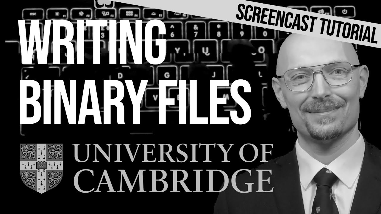 Writing binary files: a tutorial in C and Python (security@cambridge screencast)